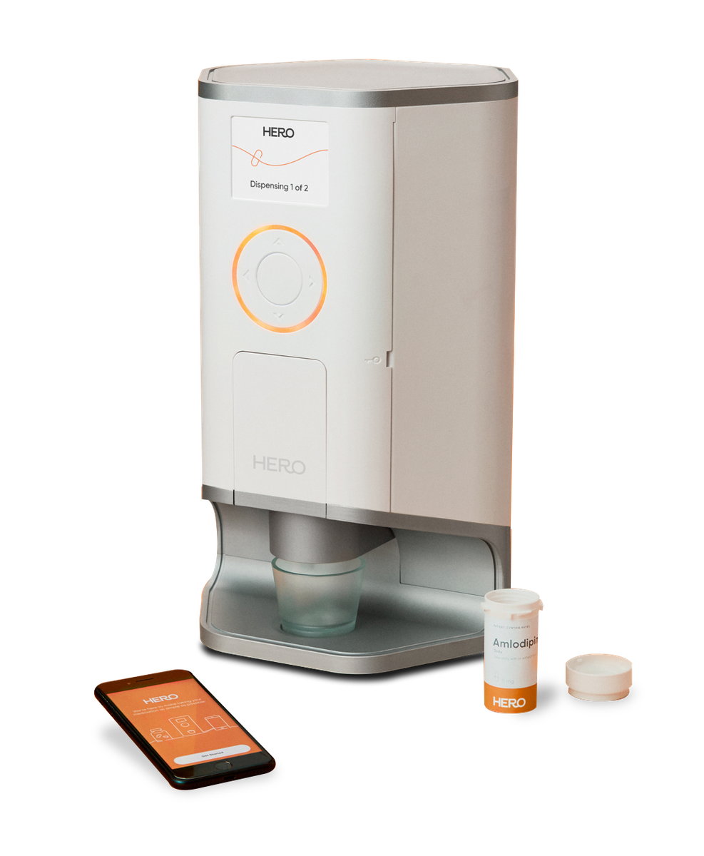 Prescription Pill Dispenser with Alerts for Caregivers | Hero